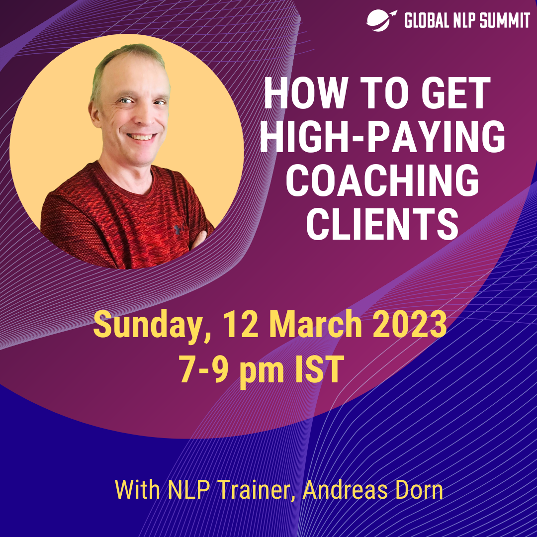 Masterclasses - GLOBAL NLP SUMMIT